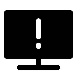 Alert warning indication in system Royalty Free Vector Image