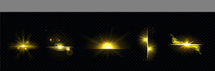 Sun light rays effect Royalty Free Vector Image