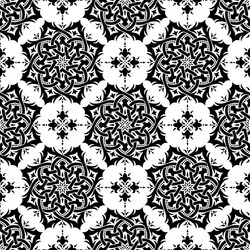 Lace seamless pattern with flowers Royalty Free Vector Image