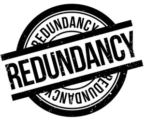 Redundancy rubber stamp Royalty Free Vector Image