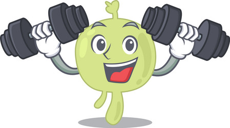 Wealthy lymph node cartoon character Royalty Free Vector