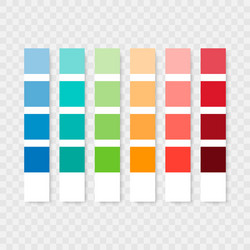 Colors palette colored guide trend color Vector Image