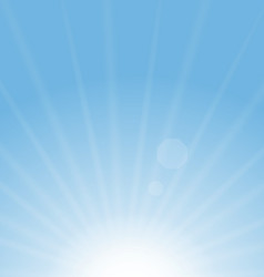 Abstract background with sun light rays Royalty Free Vector