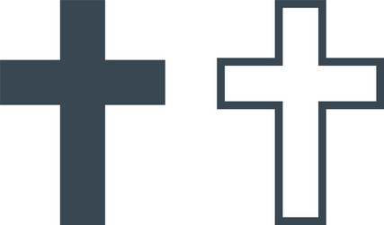 White Catholic Cross Elegant Vector Images (85)