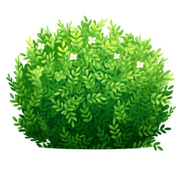 Tree crown foliage bush Royalty Free Vector Image