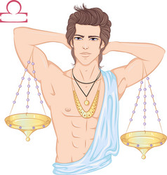 Sign librai as a man Royalty Free Vector Image