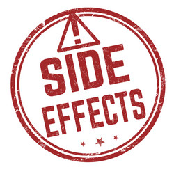 No side effects grunge rubber stamp Royalty Free Vector