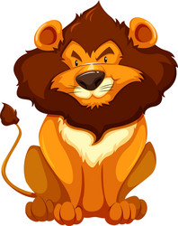 A lion Royalty Free Vector Image - VectorStock