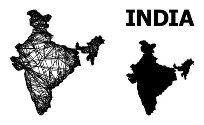 India Map Connecting Vector Images (over 270)