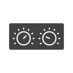 Control knobs icon image suitable Royalty Free Vector Image