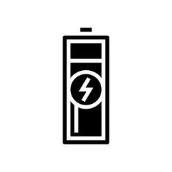 Charge battery flat pictograph icon Royalty Free Vector