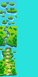 Level world map for mobile games - assets Vector Image