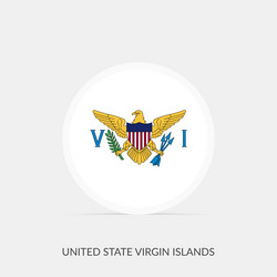 Flag of united state virgin islands Royalty Free Vector