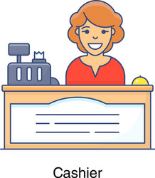 Cashier Lady Vector Images (over 410)