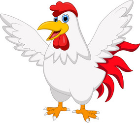 Cartoon Tough Rooster Vector Images (23)