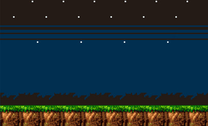 8 bit pixel art platformer game asset Royalty Free Vector