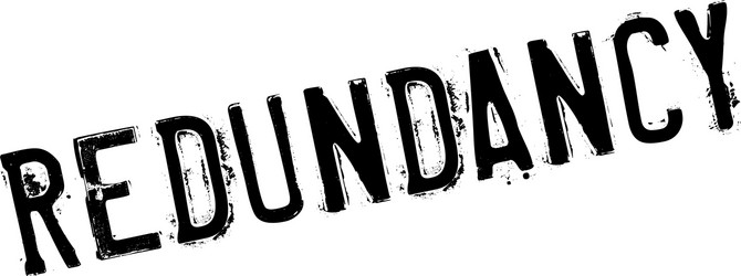 Redundancy rubber stamp Royalty Free Vector Image