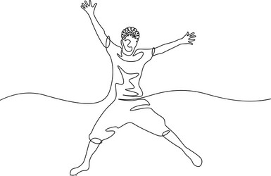 Jumping People Hand Draw Vector Images (over 2,000)