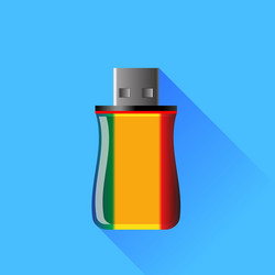 Pink memory stick Royalty Free Vector Image - VectorStock