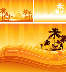 Tropical background Royalty Free Vector Image - VectorStock