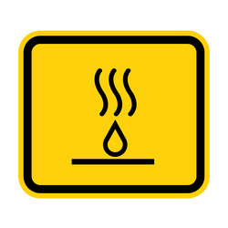Hot liquids symbol sign isolate on white Vector Image