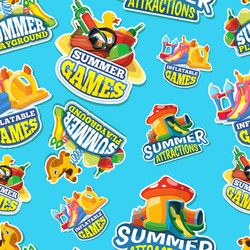 Gamer pattern seamless print with game controller Vector Image