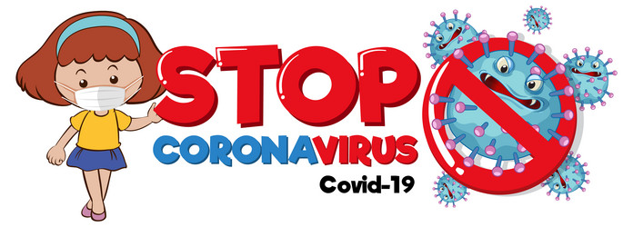 Coronavirus poster design with ways to protect Vector Image