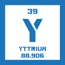 Periodic Table Element Yttrium Vector Images (41)