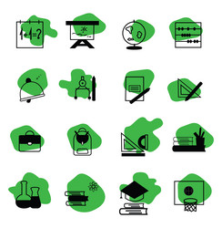 School study icon on white background Royalty Free Vector