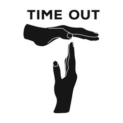 Timeout Hand Signal Vector Images (63)