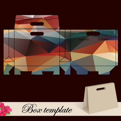 Gift box template Royalty Free Vector Image - VectorStock