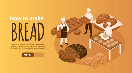Bread production flowchart Royalty Free Vector Image