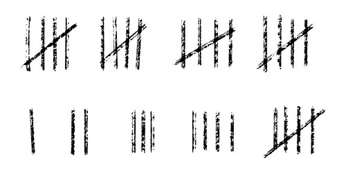 Counting Strikes Vector Images (over 300)