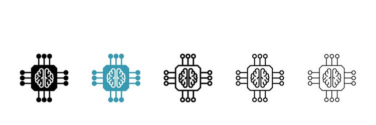 Intelligent system icon Royalty Free Vector Image