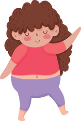 Chubby Girl Child Vector Images (over 590)