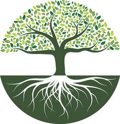 Abstract branch and tree logo for company business