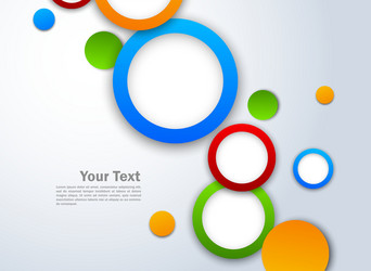 Background design with colorful circles Royalty Free Vector