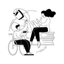 Inclusive education abstract concept Royalty Free Vector