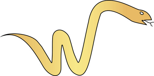 Snake computer symbol Royalty Free Vector Image