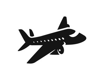 Military Airplane Icon Set Royalty Free Vector Image