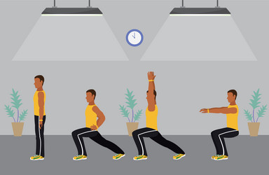 Do Exercise Cartoon Vector Images (over 5,900)
