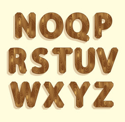 Letter p english alphabet made of tree branches Vector Image