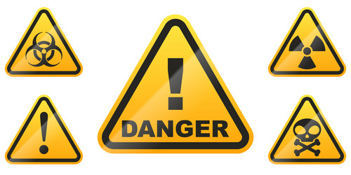 Danger sign Royalty Free Vector Image - VectorStock