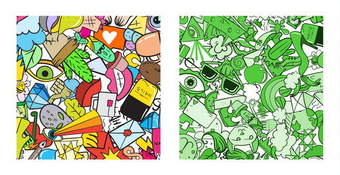 Graffiti poster street art marker tags urban Vector Image