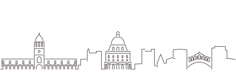 Simple Skyline Vector Images (over 8,800)