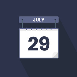 July Calendar 29 Vector Images (91)