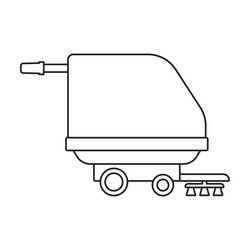 Vacuum cleaner outline icon Royalty Free Vector Image