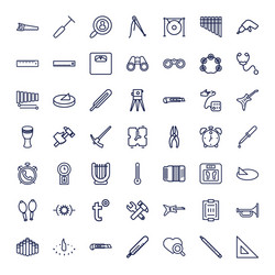 Instrument icons Royalty Free Vector Image - VectorStock