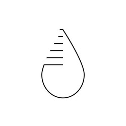 Simple hydrometer logo design Royalty Free Vector Image