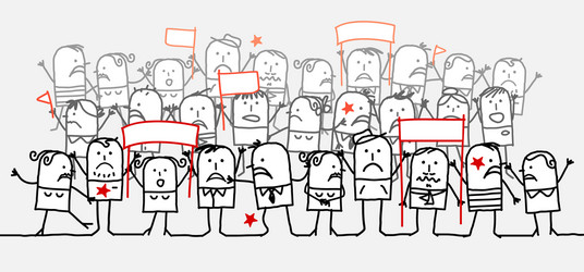 Angry Audience Illustration